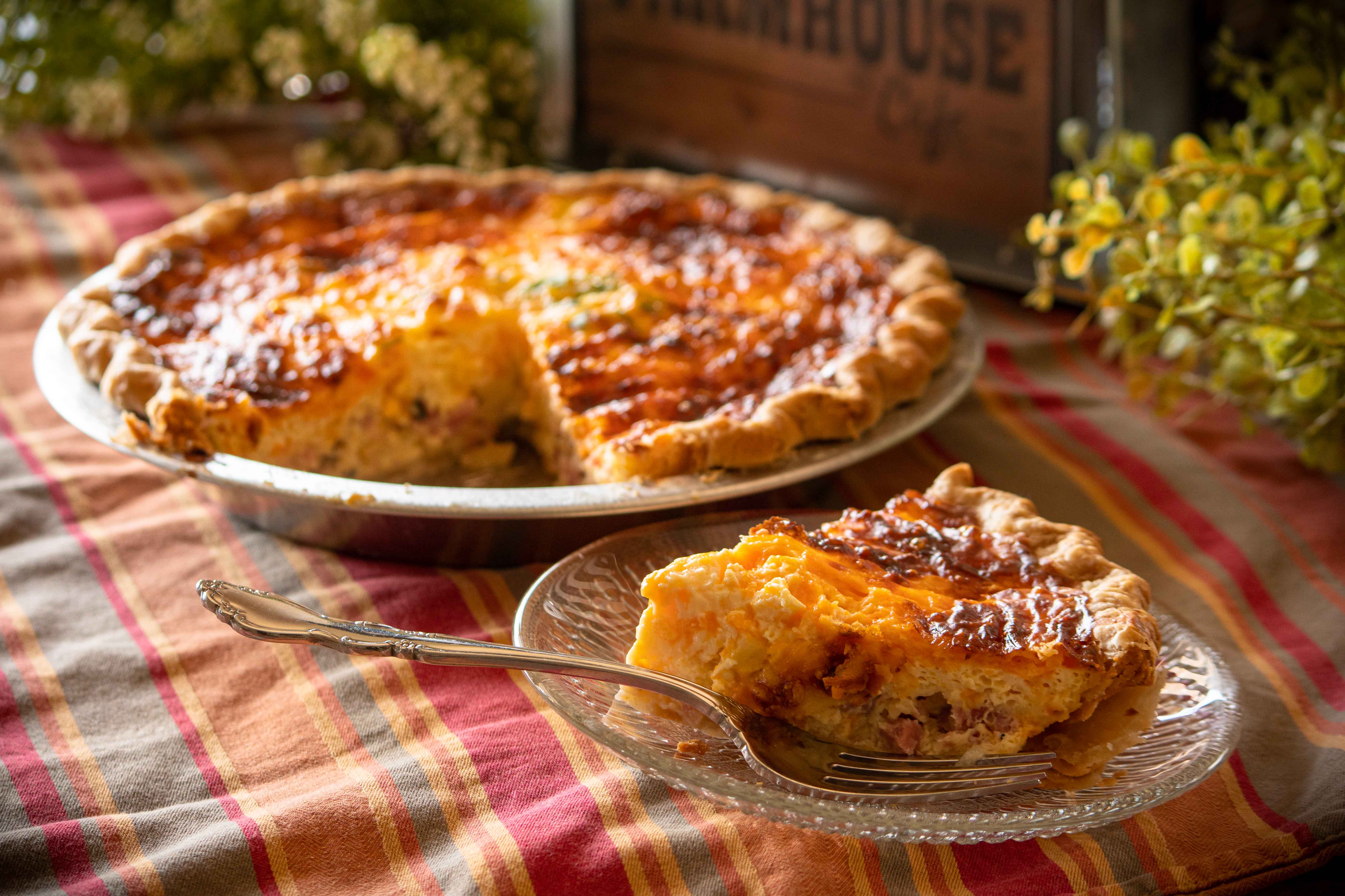 Ham & Cheese Quiche - Frozen | Davison Orchards